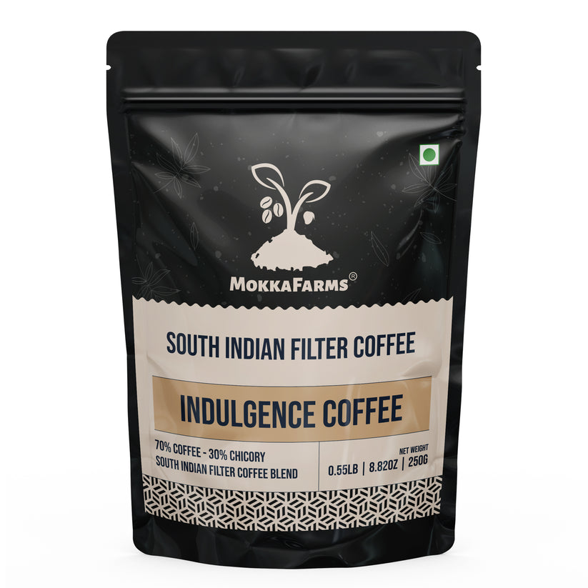 MokkaFarms Indulgence | 70% Coffee, 30% Chicory | Chicory Filter Coffee