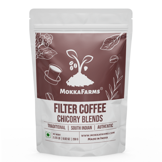 MokkaFarms Vibrance | 80% Coffee, 20% Chicory | Chicory Filter Coffee